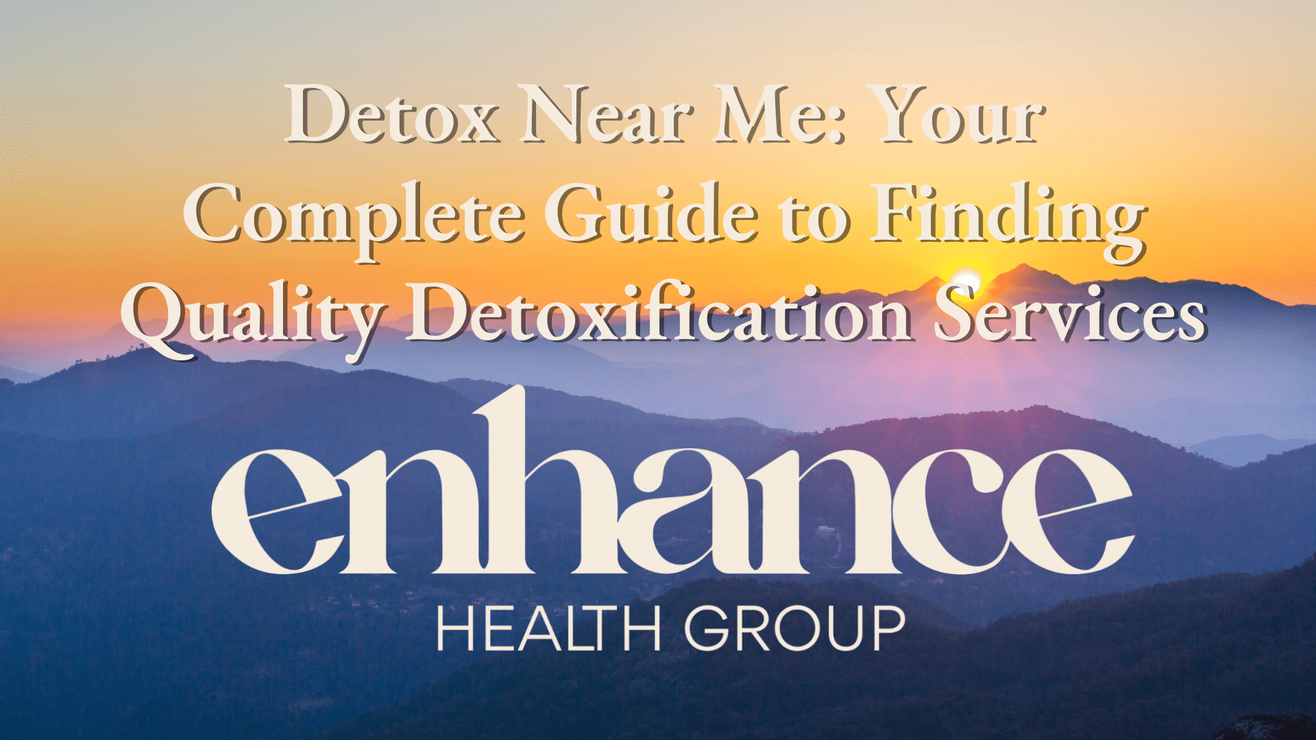 Detox Near Me: Your Complete Guide to Finding Quality Detoxification ...